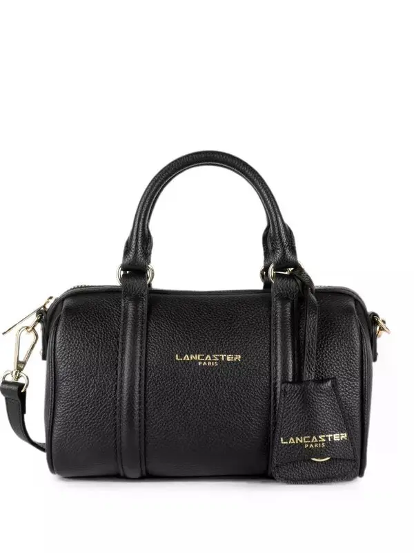 LANCASTER Grained-leather Shoulder Bag - Black