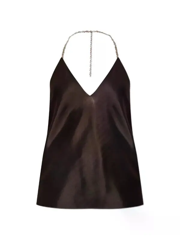Sportmax Chain-strap Blouse - Brown