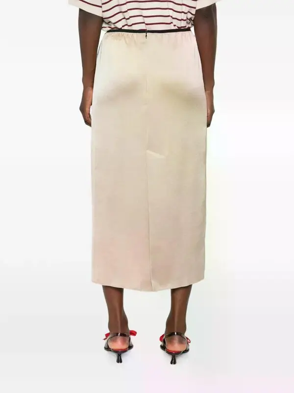 Maje Zip-fastening Midi Skirt