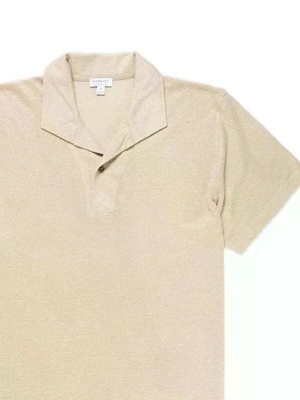 Sunspel Short-sleeve Polo Shirt - Neutrals