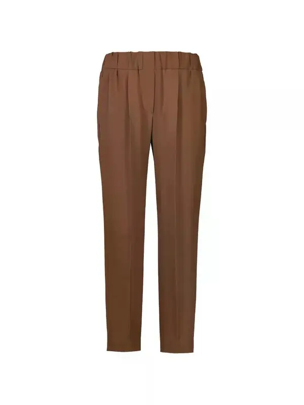 Brunello Cucinelli Pull-on Tailored Trousers - Brown