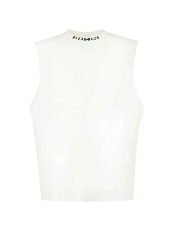 PLEASURES Sorrow Sleeveless T-shirt - White