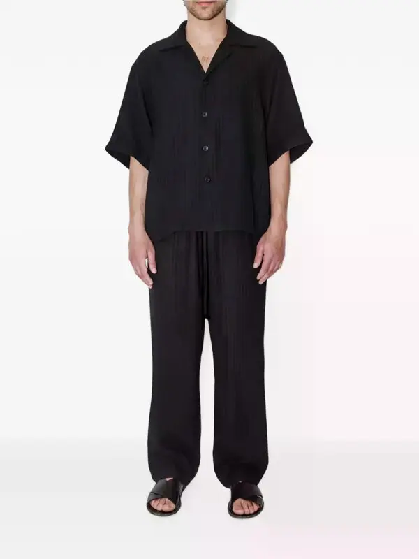 TRIBE AND TRUE Short-sleeve Shirt - Black