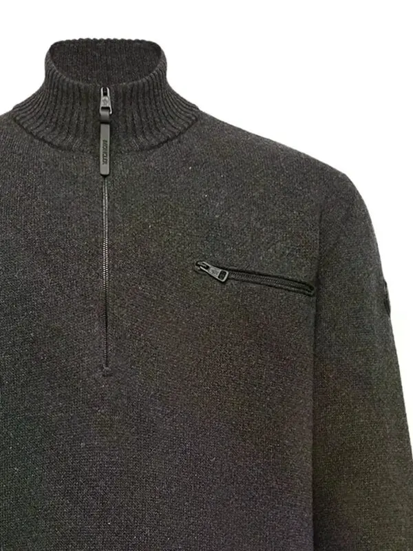 Moncler Half-zip Knitted Sweater