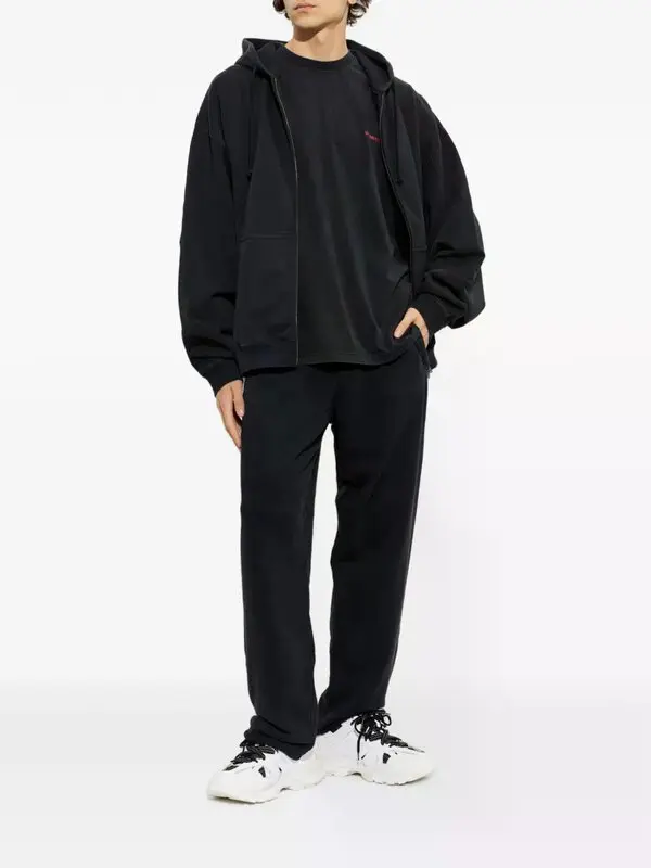 Vetements Logo-print Zip-up Hoodie