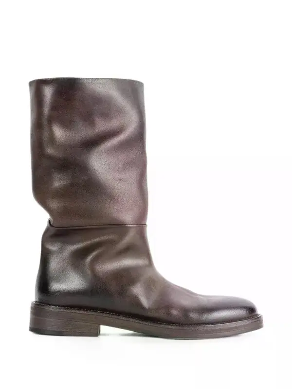 Marsèll Tubetto Leather Boots - Brown