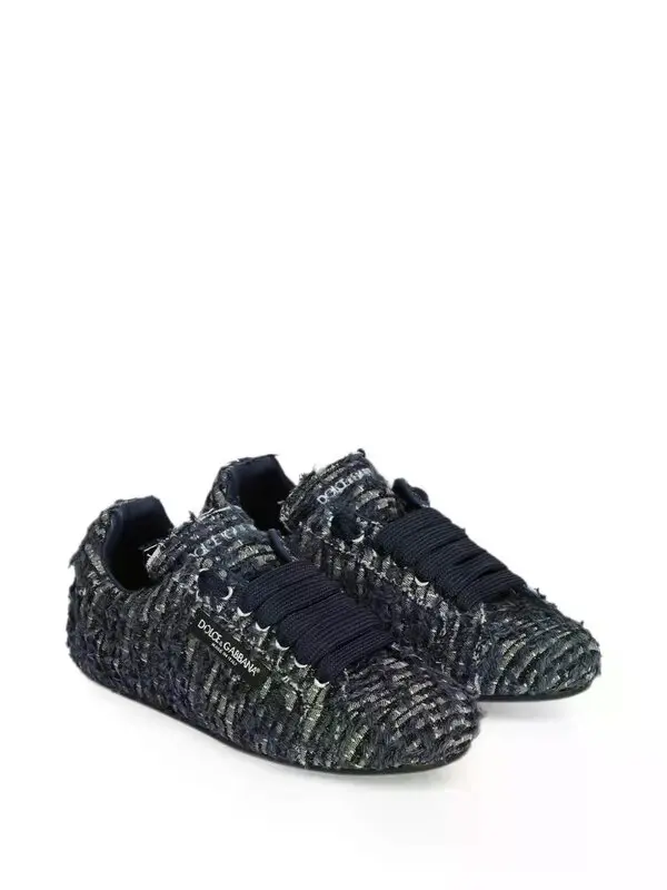 Dolce & Gabbana Portofino Soft Denim Sneakers