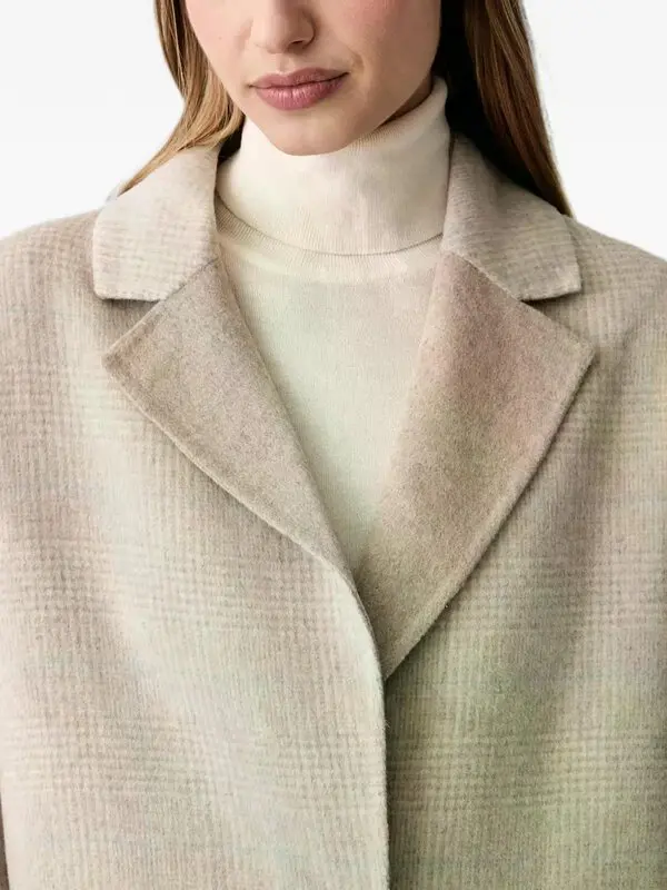 Joseph Ribkoff Check-pattern Reversible Coat
