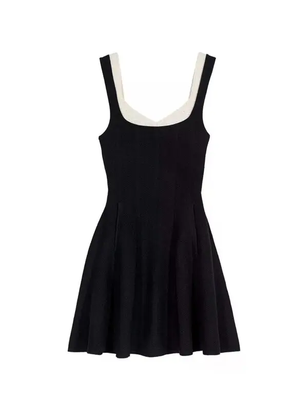 Maje Short 2-in-1 Effect Dress - Black