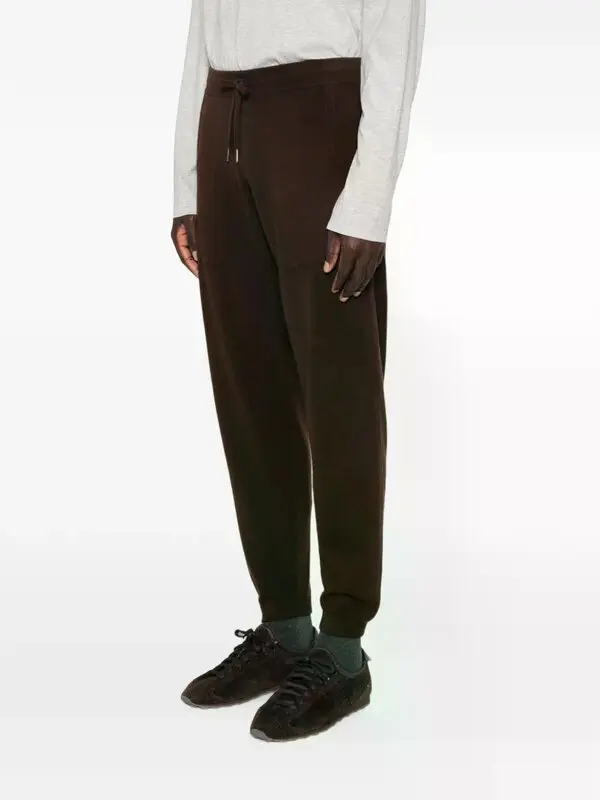 Eric Bompard Carrot-cut Cashmere Track Pants