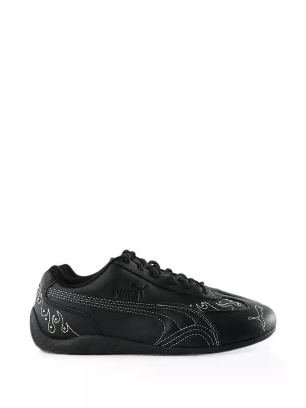 PUMA Speedcat Embellished Logo-embroidered Sneakers