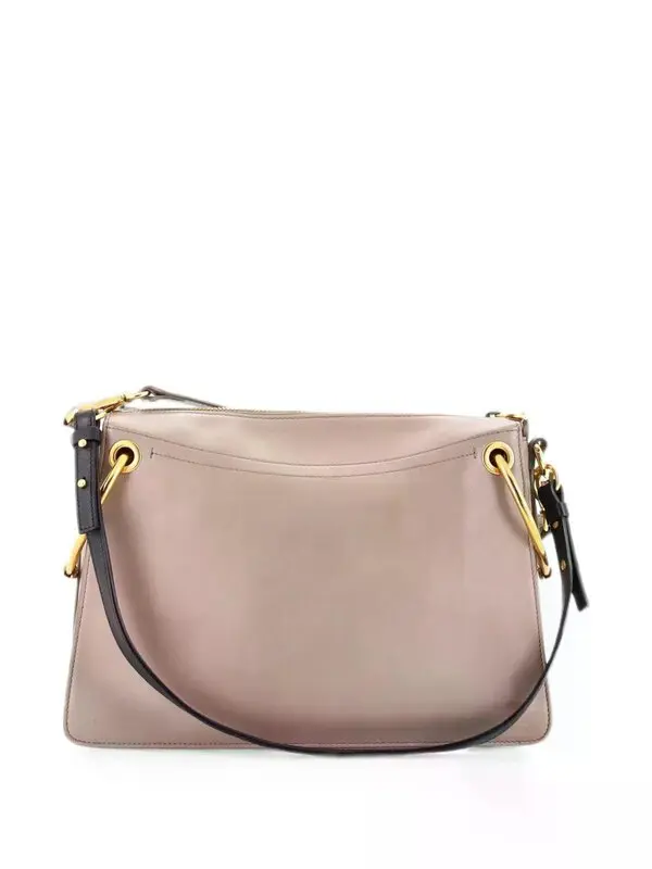 Chloé Roy Leather Medium Shoulder Bag - Grey