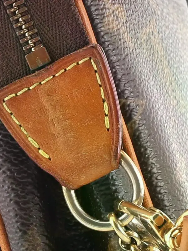 LOUIS VUITTON Eva Handbag Monogram Canvas Clutch Bag