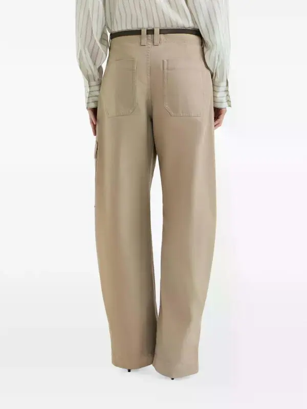 Brunello Cucinelli Monili Barrel-leg Cargo Pants