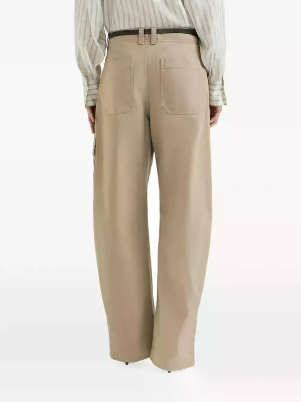 Brunello Cucinelli Monili Barrel-leg Cargo Pants