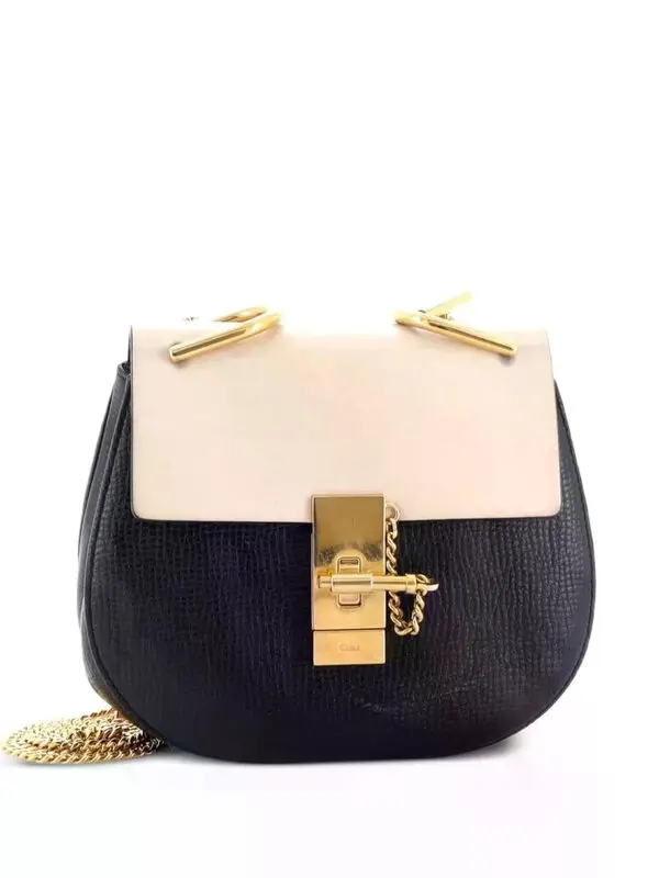 Chloé Drew Leather Mini Crossbody Bag - Black