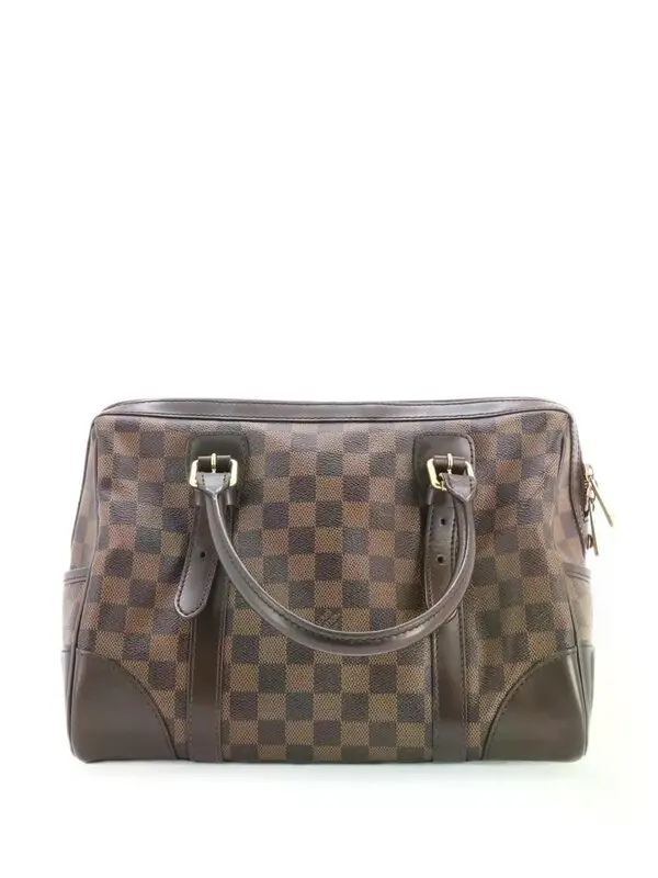 LOUIS VUITTON Damier Berkeley Shoulder Bag - Brown