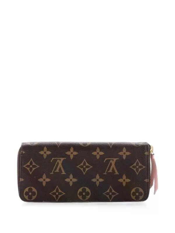 LOUIS VUITTON Clemence Wallet Monogram Canvas Small Wallets