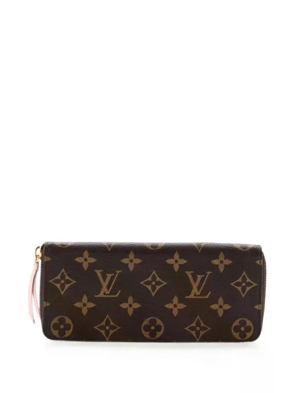 LOUIS VUITTON Clemence Wallet Monogram Canvas Small Wallets