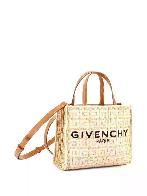 Givenchy G-tote 4g Raffia Mini Satchel