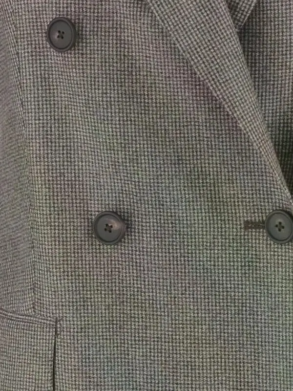 Tagliatore Double-breasted Micro-check Blazer