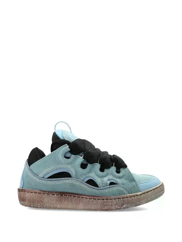 LANVIN Curb Panelled Sneakers