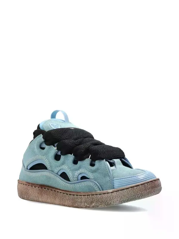 LANVIN Curb Panelled Sneakers
