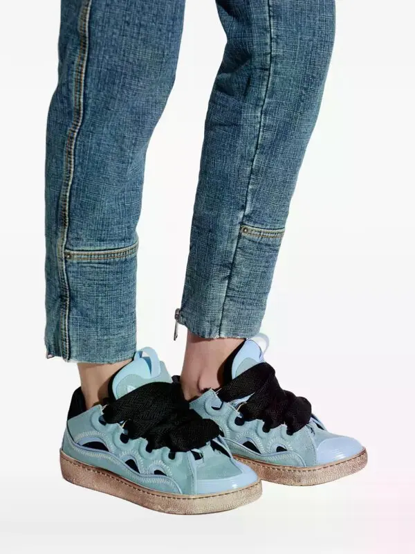 LANVIN Curb Panelled Sneakers