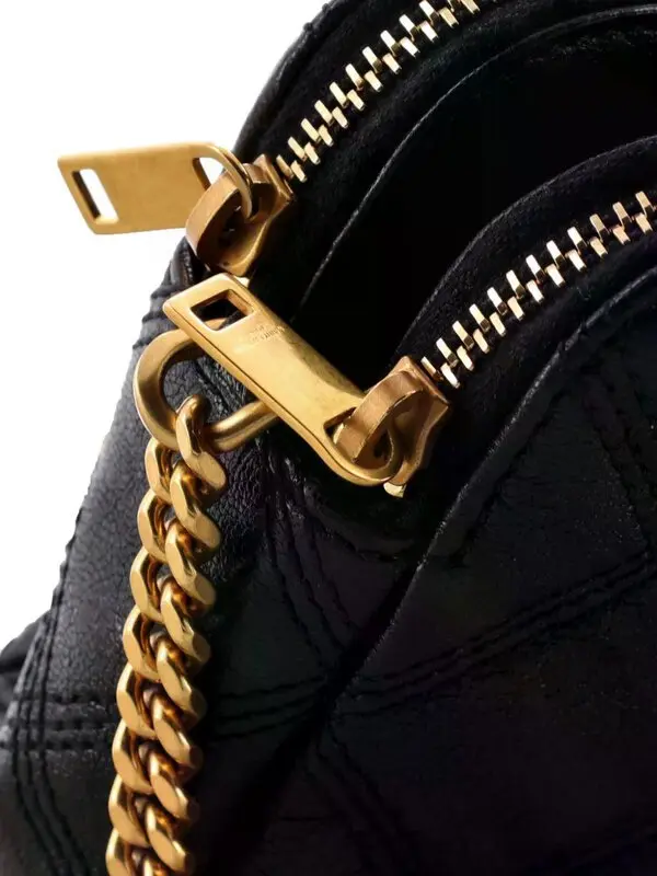 Saint Laurent Becky Quilted Leather Mini Crossbody Bag - Black