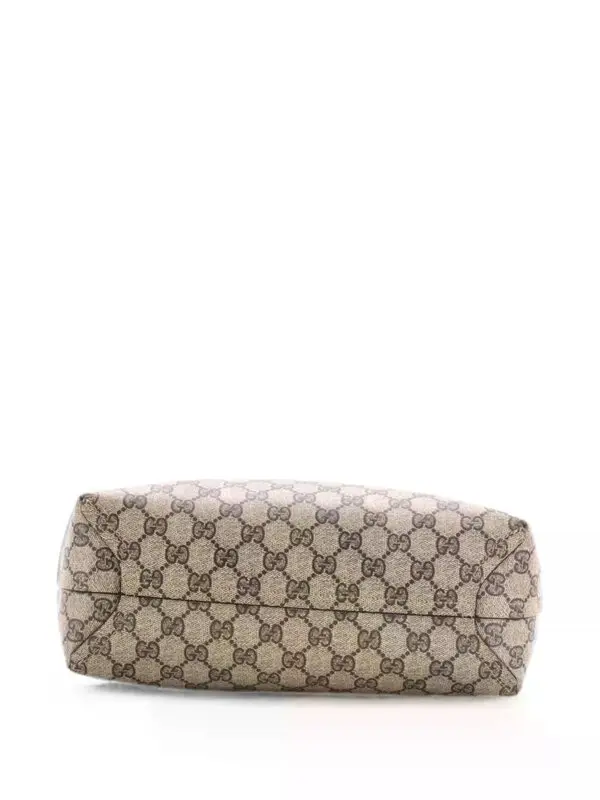 Gucci Reversible Gg Print Leather Small Tote Bag