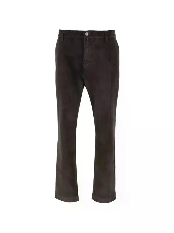 Jacob Cohen Corduroy Straight-leg Trousers - Brown