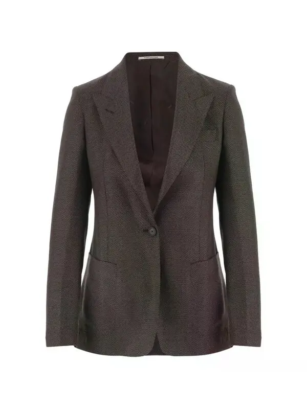 Tagliatore Parigi Single-breasted Blazer - Brown