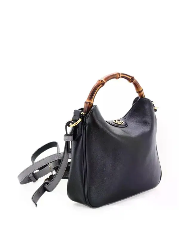 Gucci Diana Nm Bamboo Shoulder Bag - Black