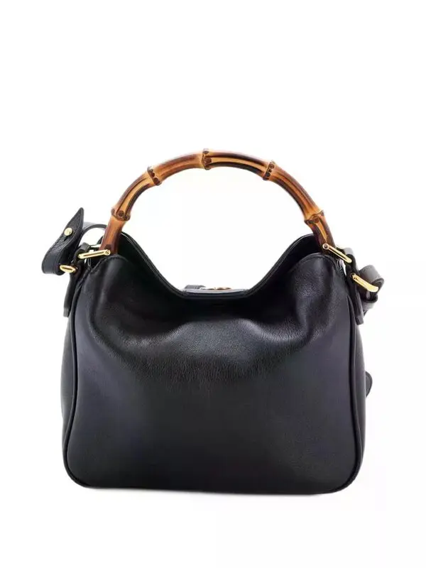 Gucci Diana Nm Bamboo Shoulder Bag - Black