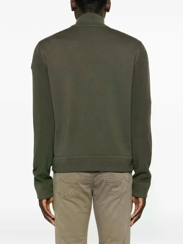 Moncler Panelled Zip-up Sweater