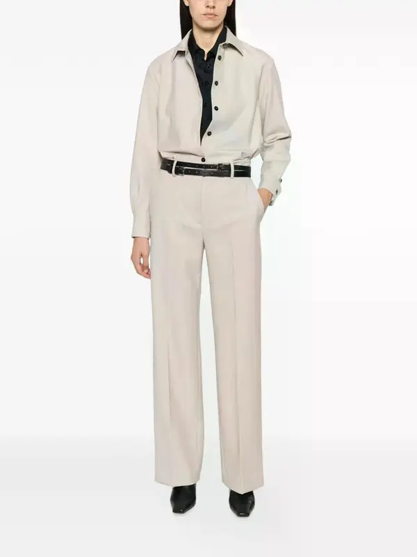 Antonelli Firenze Robinia Pressed-crease Straight-leg Trousers