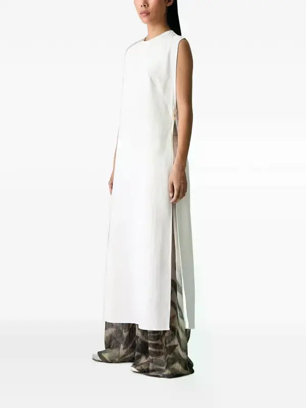 VICOLO Sleeveless Side-slit Maxi Dress