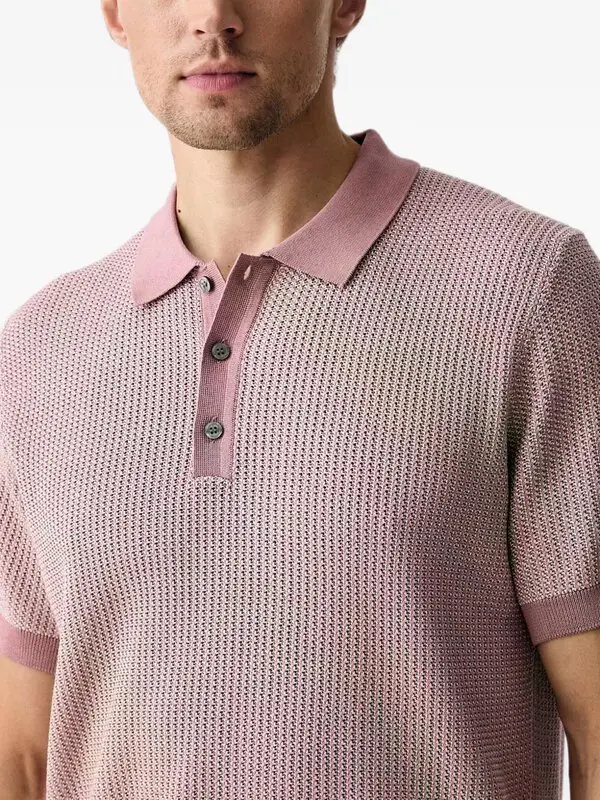 JOOP! Textured-knit Polo Shirt