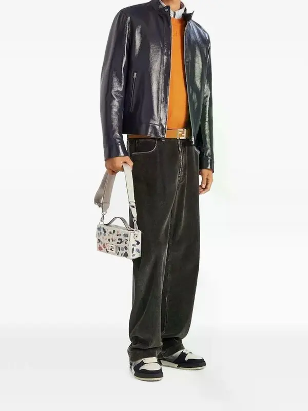 Fendi Shiny Leather Blouson