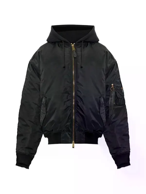 Vetements X Alpha Industries Hooded Bomber Jacket - Black
