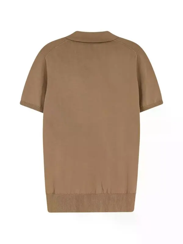 Alpha Studio Short-sleeve Polo-collar T-shirt