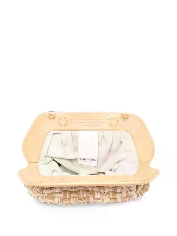 THEMOIRE Bios Woven Clutch Bag