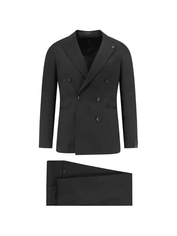 Tagliatore Double-breasted Suit - Black