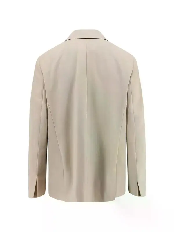Closed Single-breasted Peak-lapel Blazer