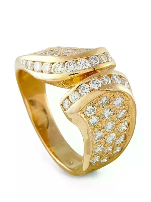 LB EXCLUSIVE 14k Yellow Diamond Ring 1.25 Carats Total - Gold