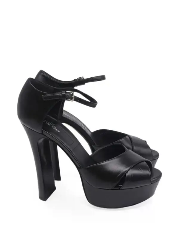 Michael Kors 2010-2020s Huxley Platform Sandals - Black