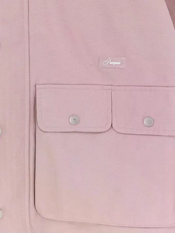 POMPEII Corduroy-collar Denim Jacket