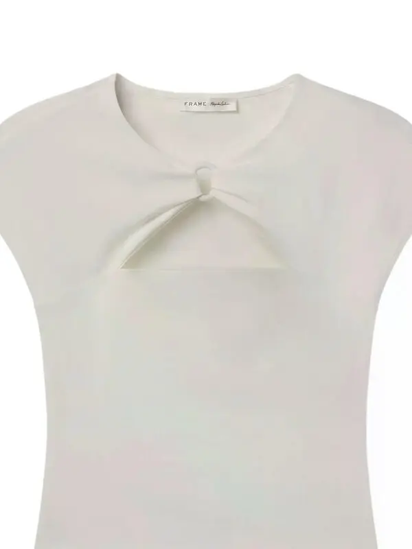 FRAME Casino Cutout Top