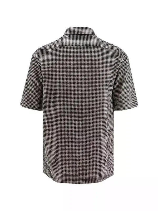 HEVO Check-pattern Short-sleeve Shirt