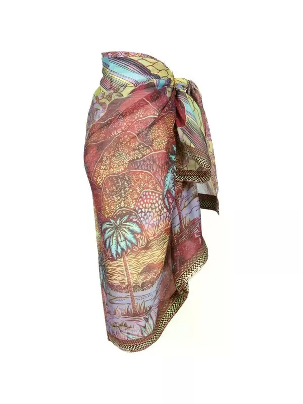 VLISCO DIALOGUES Knot-detail Pareo